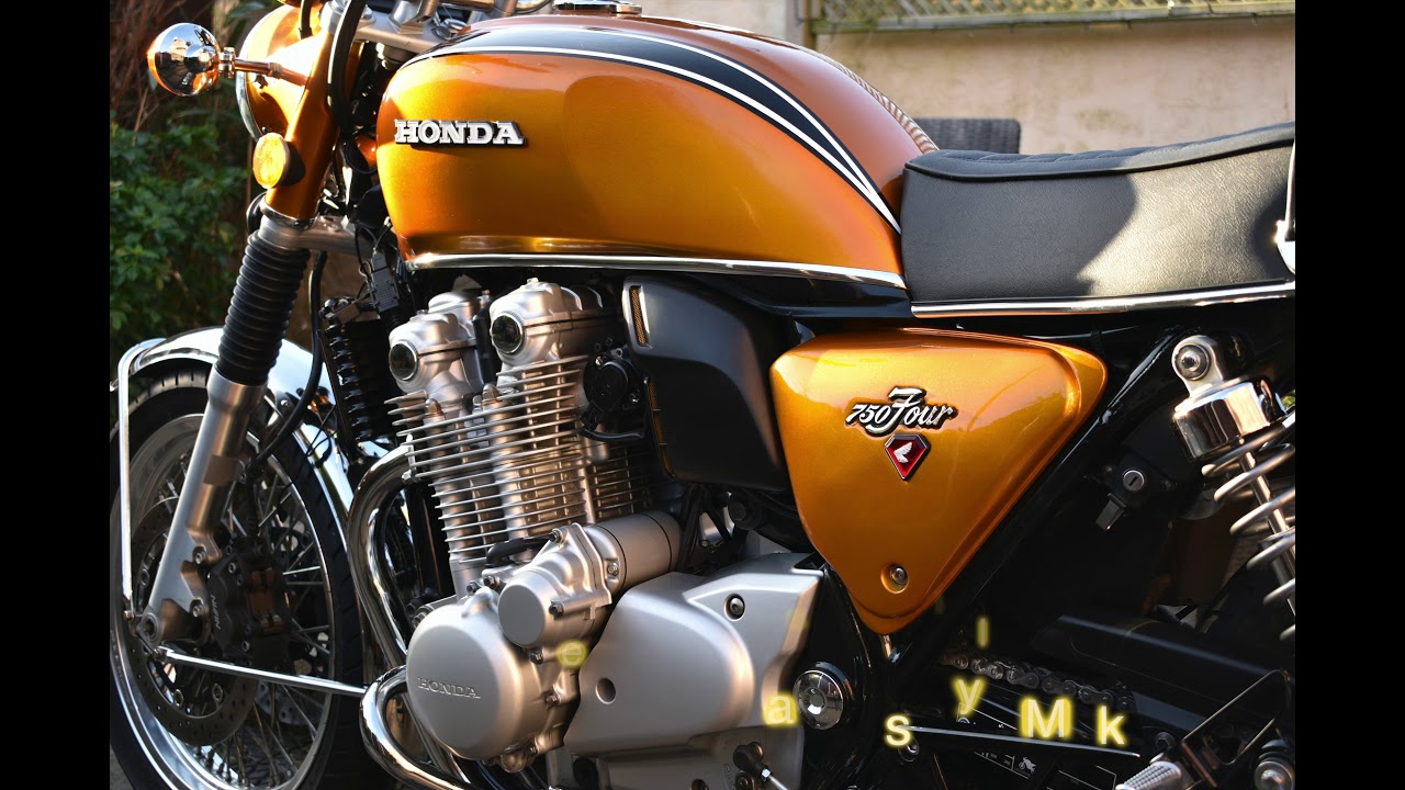Honda CB1100 modified to CB750 lookalike - VJMC - YouTube