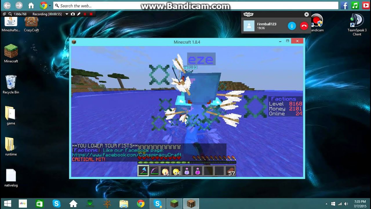 eze fly hacking and using anti-knockback - YouTube