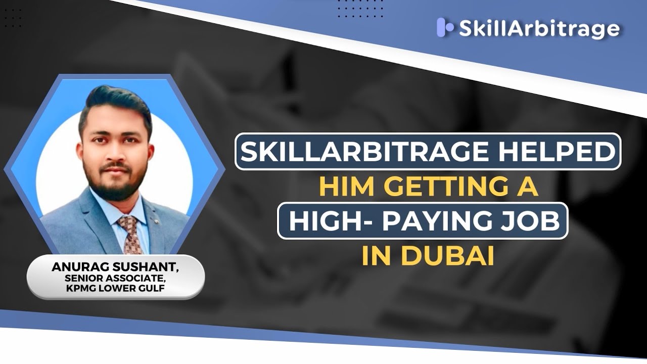 SkillArbitrage Helped Anurag Getting High Paying Job | SkillArbitrage | Abhyuday Agarwal - YouTube