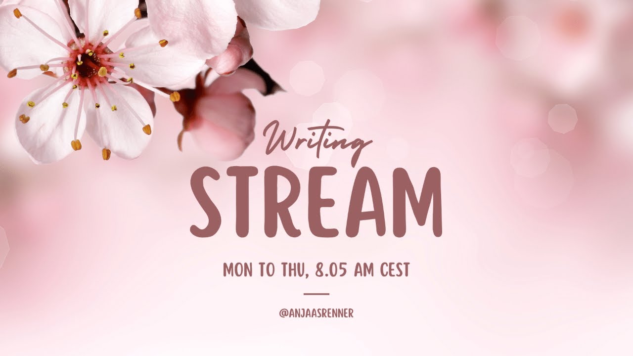 ️ Tuesday Morning Writing Stream 📚 - YouTube