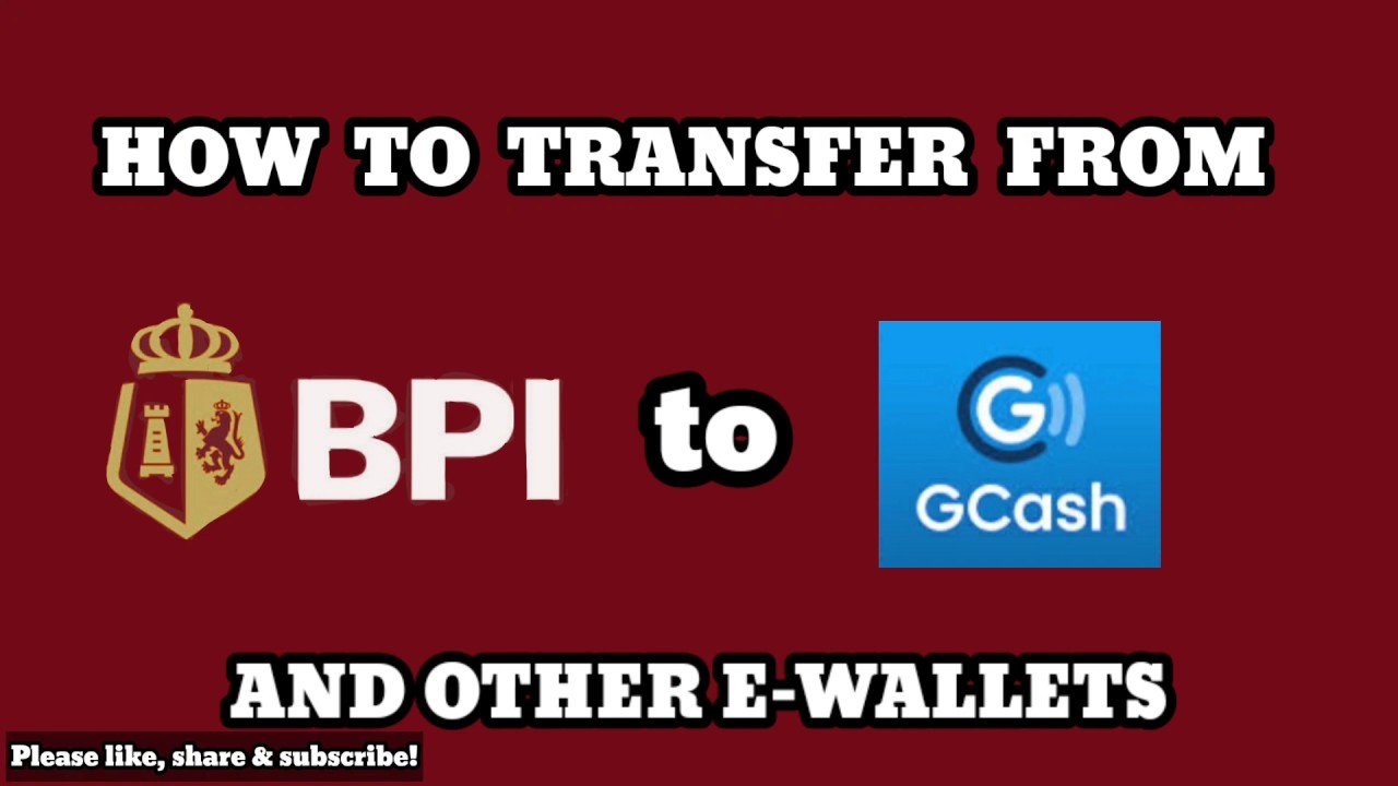 How to transfer from BPI to Gcash and other E Wallets | Sarah Rosales ...