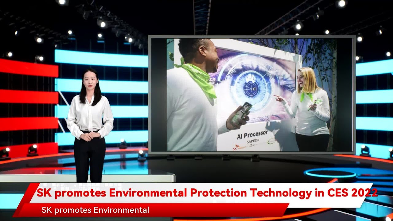 SK promotes Environmental Protection Technology in CES 2022 - YouTube