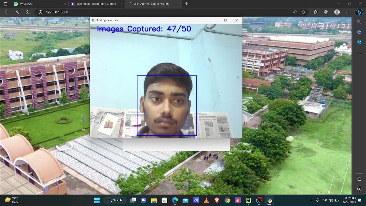 User Authentication System using Face Verification and QR code authentication - YouTube