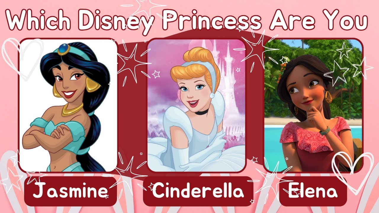 Which Disney Princess are you | Fun Aesthetic Quiz | Personality Test ...