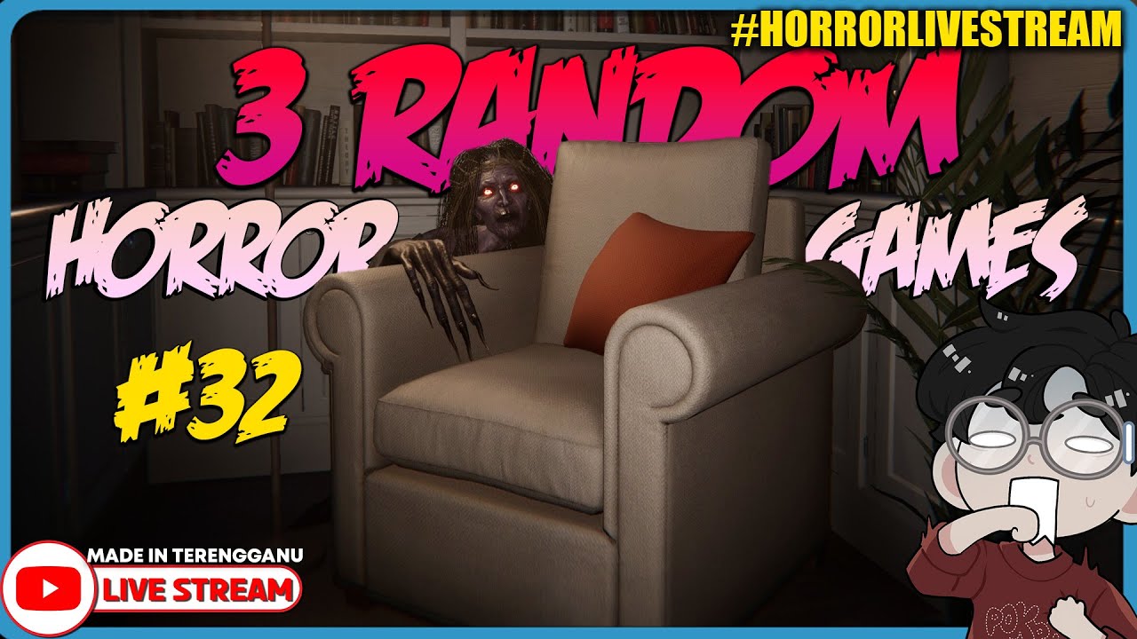 *SERAM!!* ||🔴 3 RANDOM HORROR GAMES #32 (Malaysia) #HorrorLivestream ...