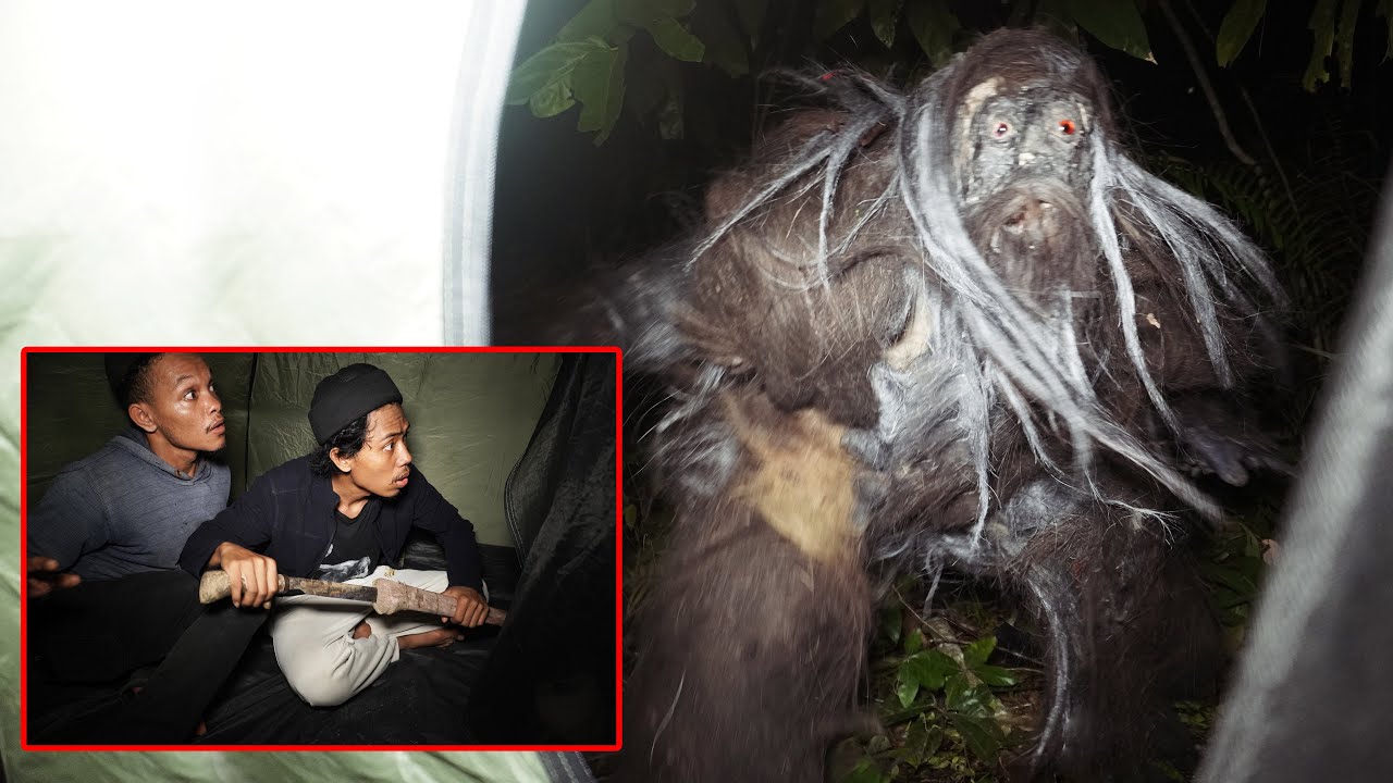 CAMPING HOROR MAKHLUK MITOLOGI KELUAR DARI SARANGNYA MENYERANG TENDA ...