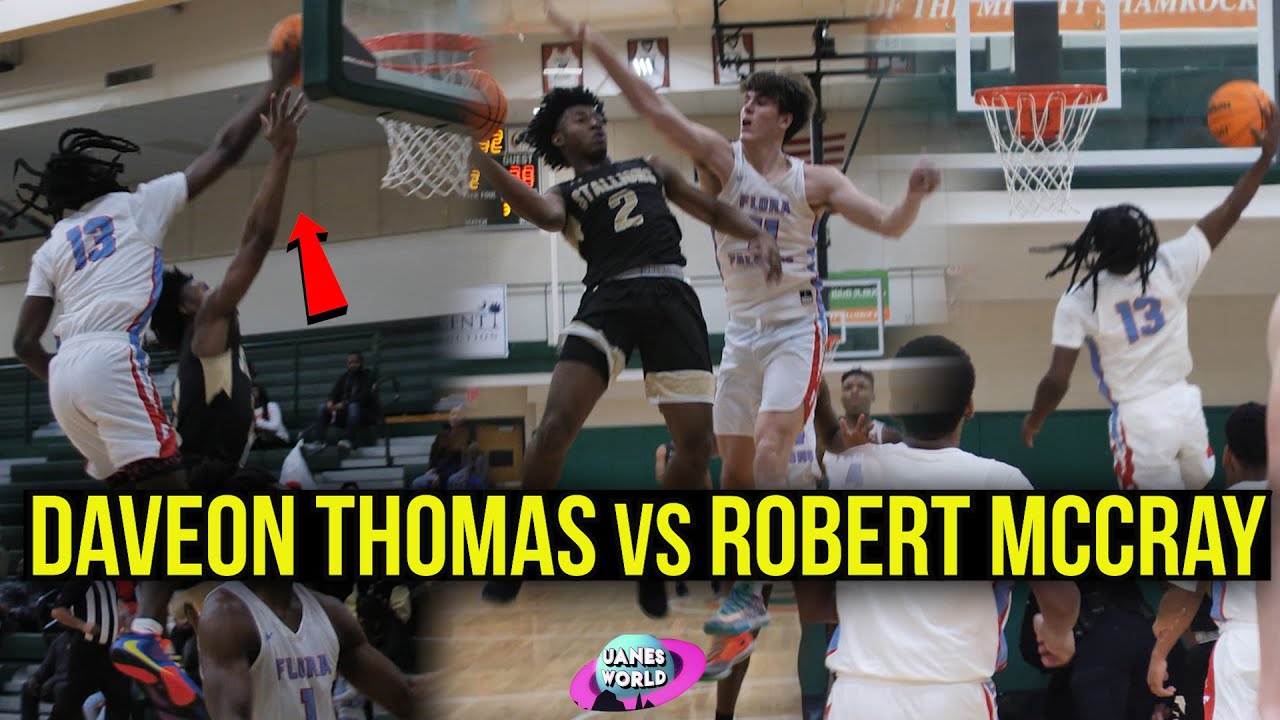 Robert Mccray vs Daveon Thomas | Lee Central vs Ac Flora | Patrick ...