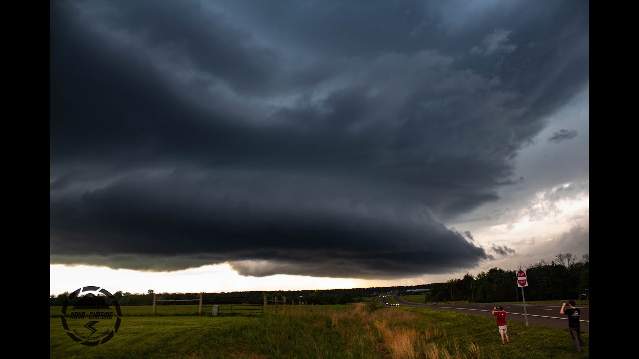 Classic Structured Low-Precipitation Supercell in Virginia!! Culpeper ...