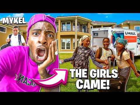 THE GIRLS CAME TO MY NEW HOUSE & MYKEL FINALLY MOVED IN!❤️