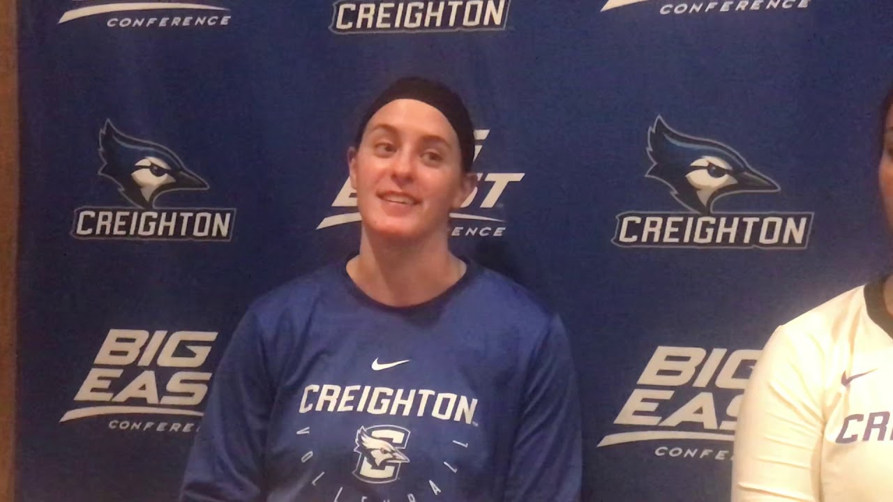 Creighton Volleyball Press Conference After Win vs. Omaha (9/13/19 ...