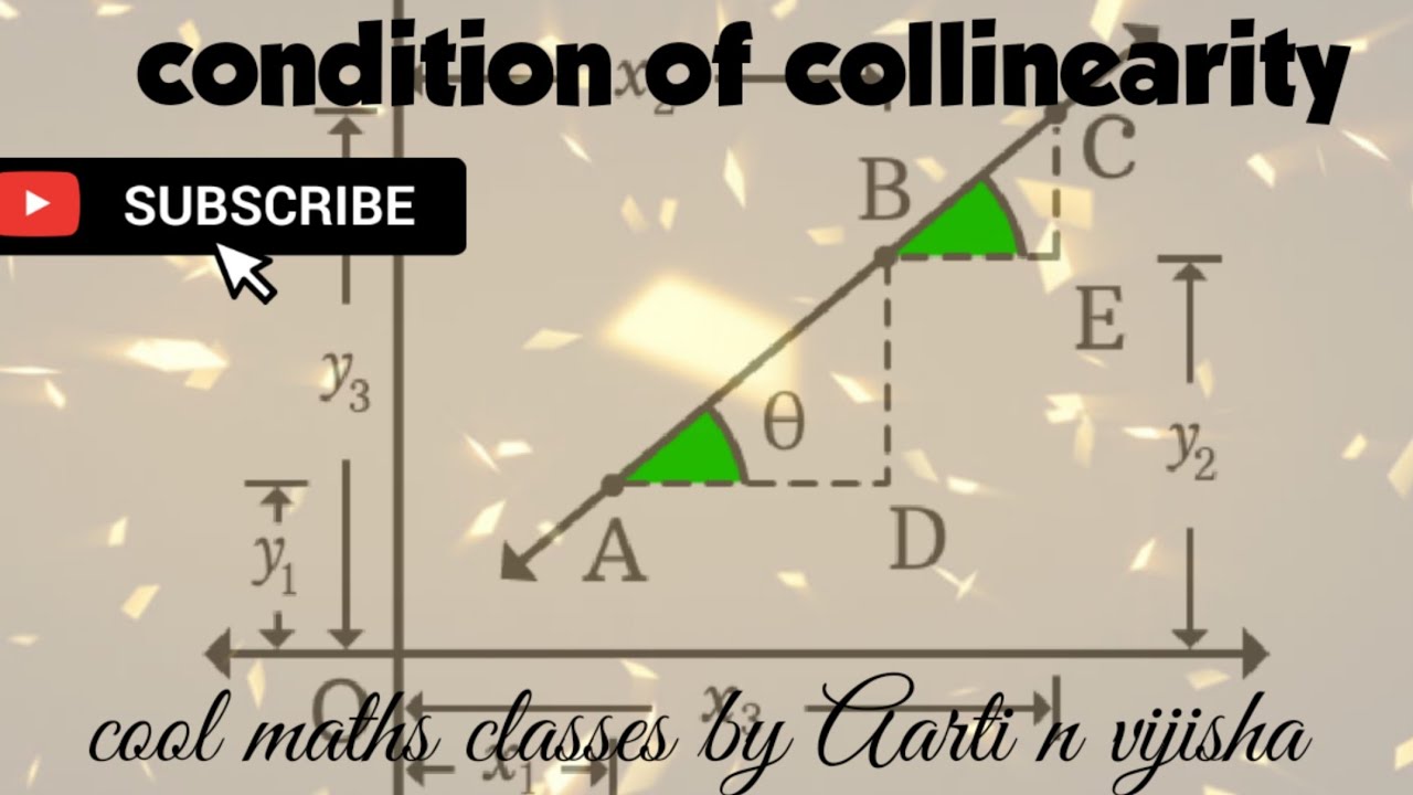 Condition of colinear points - YouTube