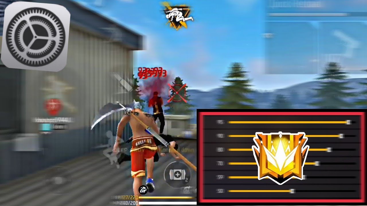 FREE FIRE HEADSHOT SETTING 2023 🔥😈 | BEST SENSITIVITY SETTINGS ⚙️| NEW ...