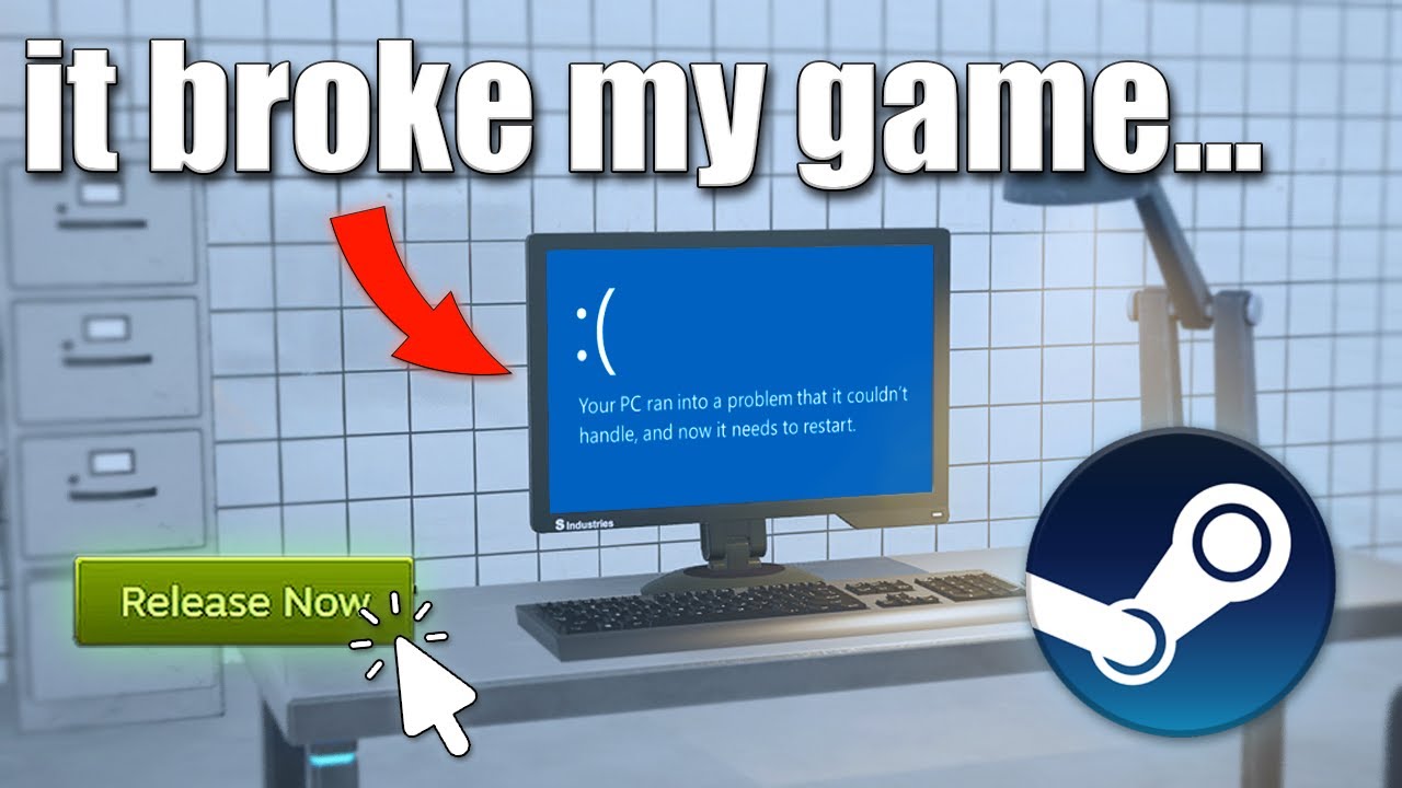 I released my game on Steam (with a game-breaking bug...) - YouTube