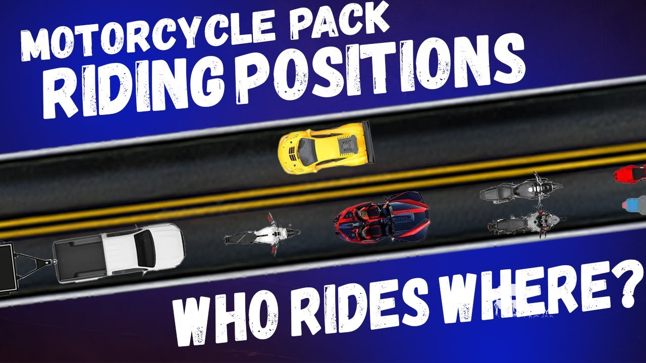 🚨 Motorcycle Pack Riding Positions in a Group | Learn Where to Ride and ...