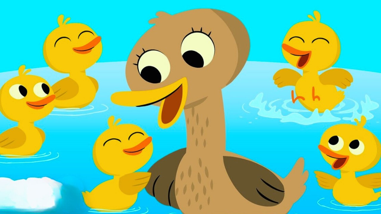 "Five Little Ducks | Fun Nursery Rhyme Song for Kids | Learn Numbers ...