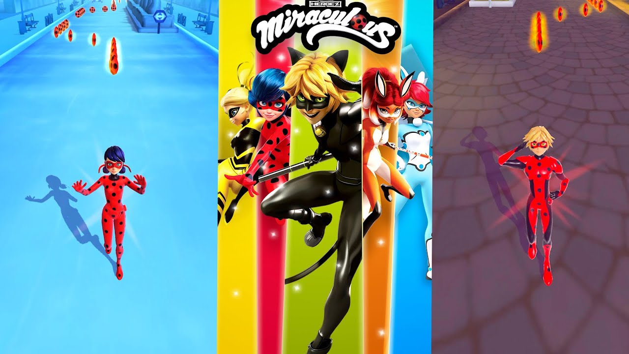 Miraculous🐞 Ladybug & Cat Noir🐞 :🐞 Gameplay Walkthrough🐞 :🏃Run & Jump ...