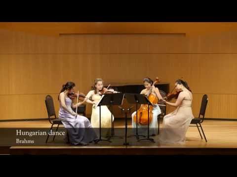 Johannes Brahms - Hungarian Dance by Ivy String Quartet