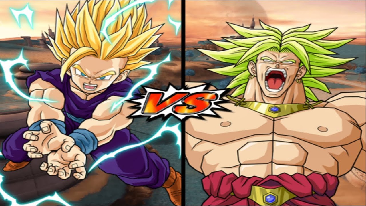 TEEN GOHAN SS2 VS BROLY | Dragon Ball Z Budokai Tenkaichi 3 - YouTube