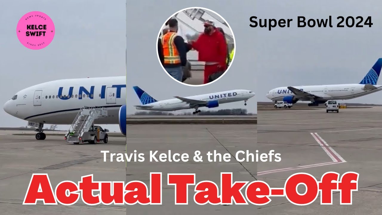 Travis Kelce & the Kansas City Chiefs DEPARTS to Las Vegas ahead of ...