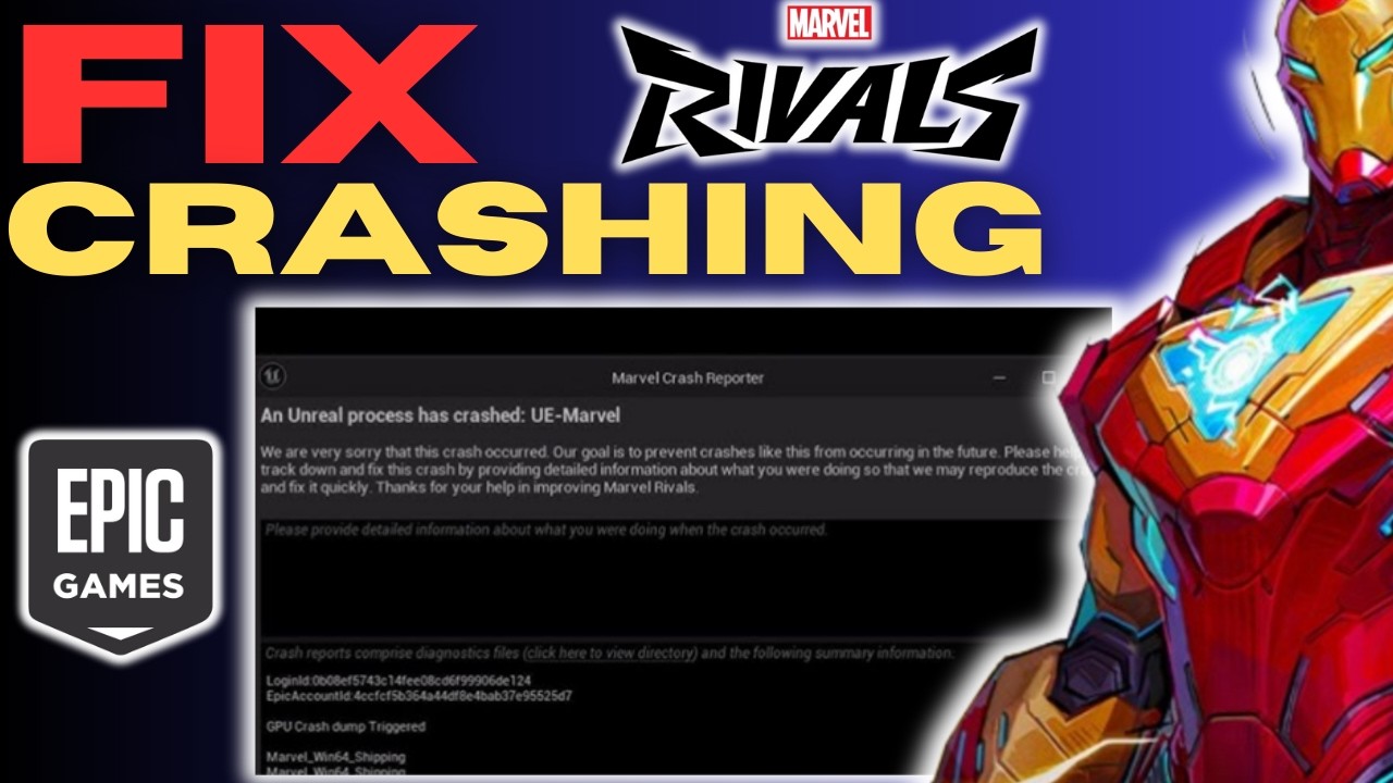 How to Fix Marvel Rivals Crashing on Epic Games (UE-Marvel & GPU Crash ...