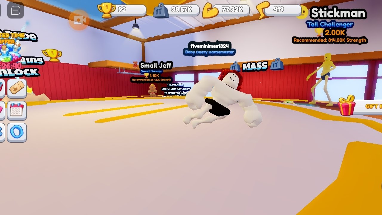 I nearly became the strongest sumo wrestler #roblox - YouTube