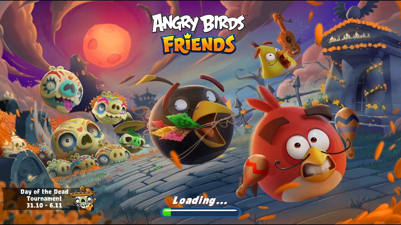 Angry Birds Friends. Day of the Dead 7 (03.11.2022). 3 stars. Passage ...