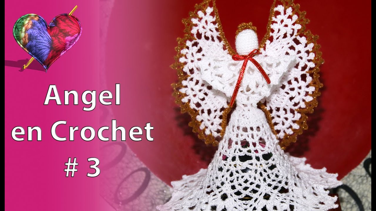 👼♥️🥰 ANGEL EN CROCHET # 3 paso a paso .Parte 1 de 2 - YouTube