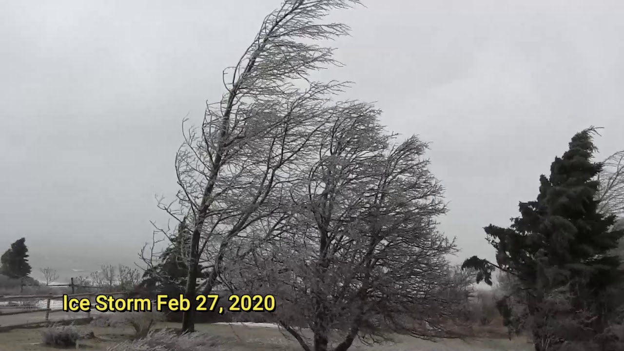 ice storm Feb 27 2020 - YouTube