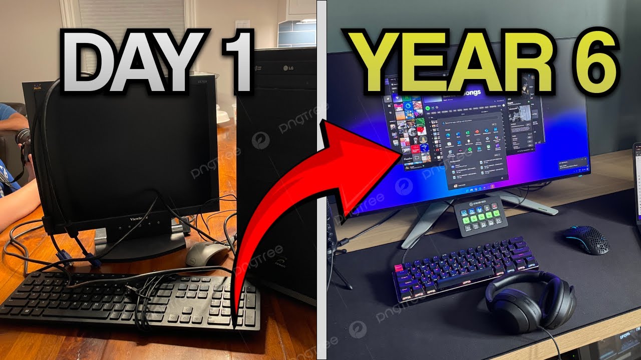 6 Year Gaming Setup Progression… ($500 - $5k) - YouTube