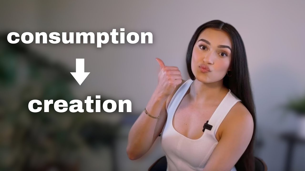 Stop Consuming, Start Creating - YouTube