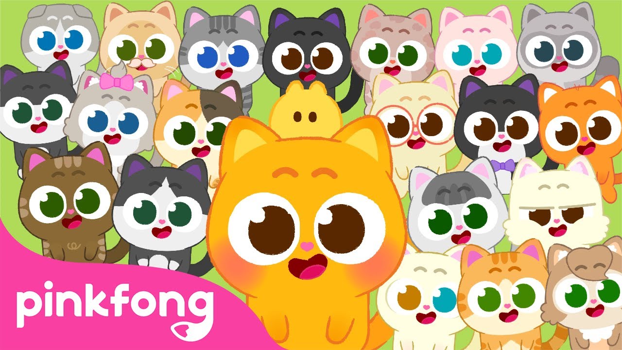 [ Ninimo Special] 100 Little Ninimos⁉️ | Cat Song | Meow Meow ...