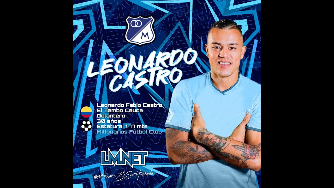 Temporada de Humo No 2 Millonarios 2023: Leonardo Castro es embajador y se busca otro delantero ...