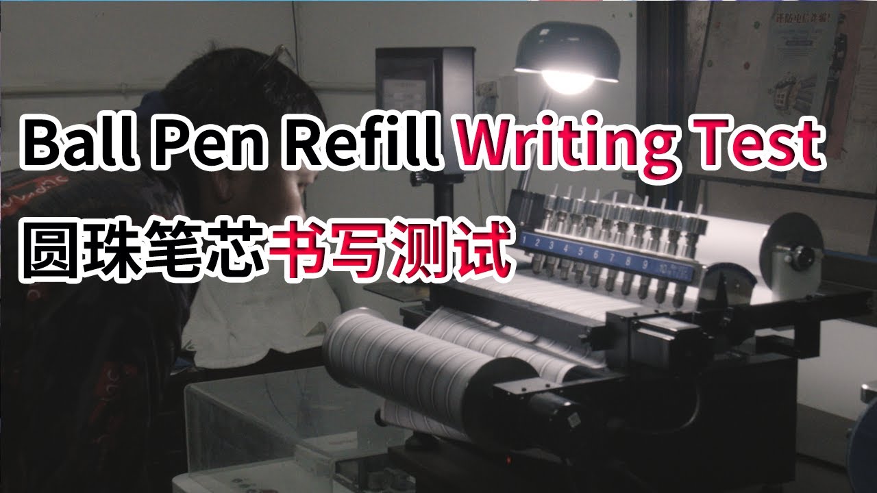 B052 Ball Pen Refill Writing Test - YouTube