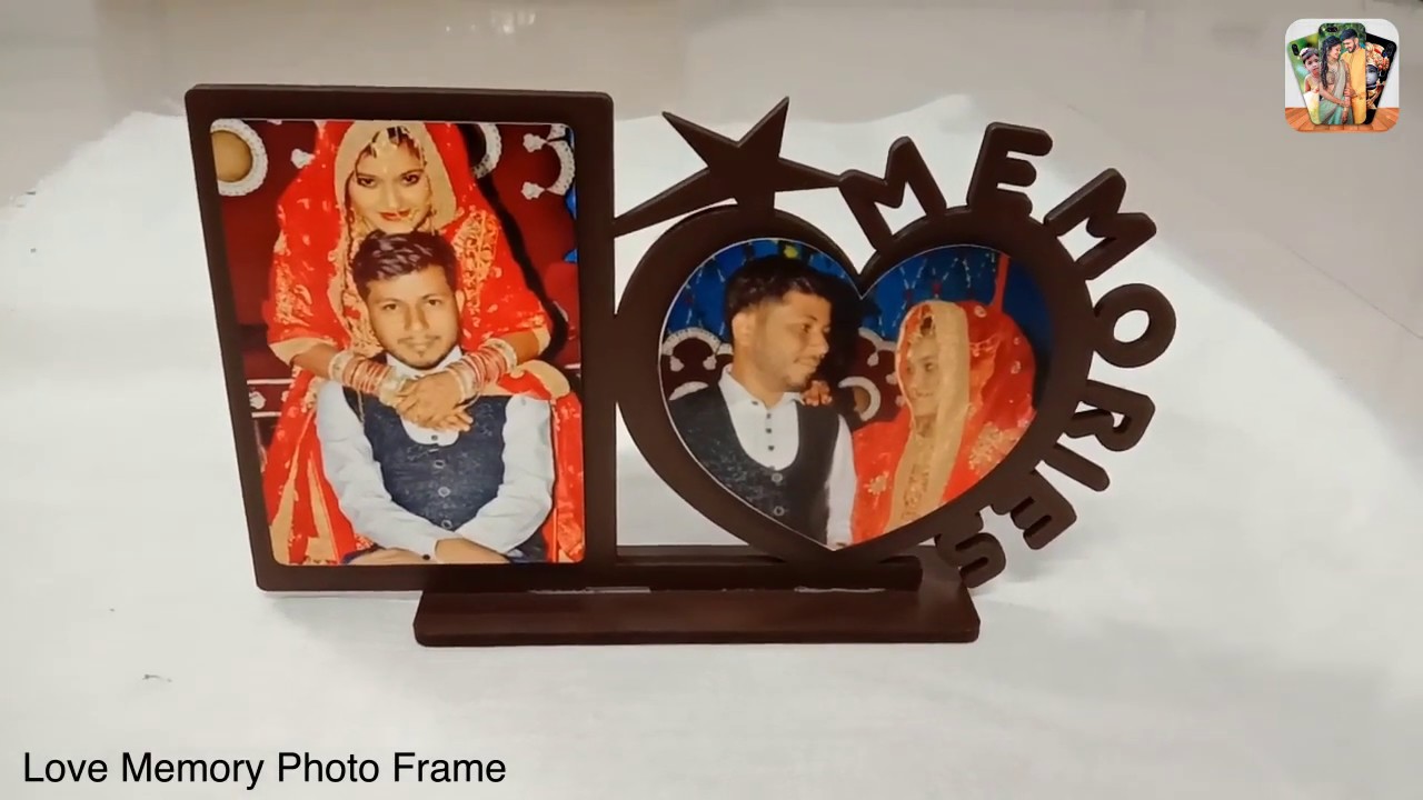 Love Memory Multiple Photo Frame | Print Photo.in - YouTube