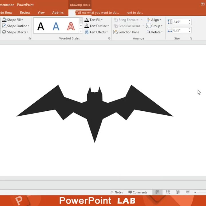 Batman Logo Designed on PowerPoint (VERY EASY) #powerpoint # ...