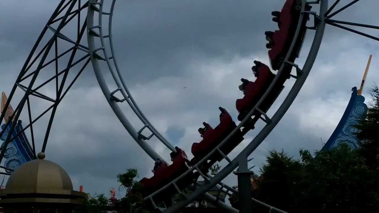Revolution Rollercoaster 360 Degree Loop Hold on Tight - YouTube