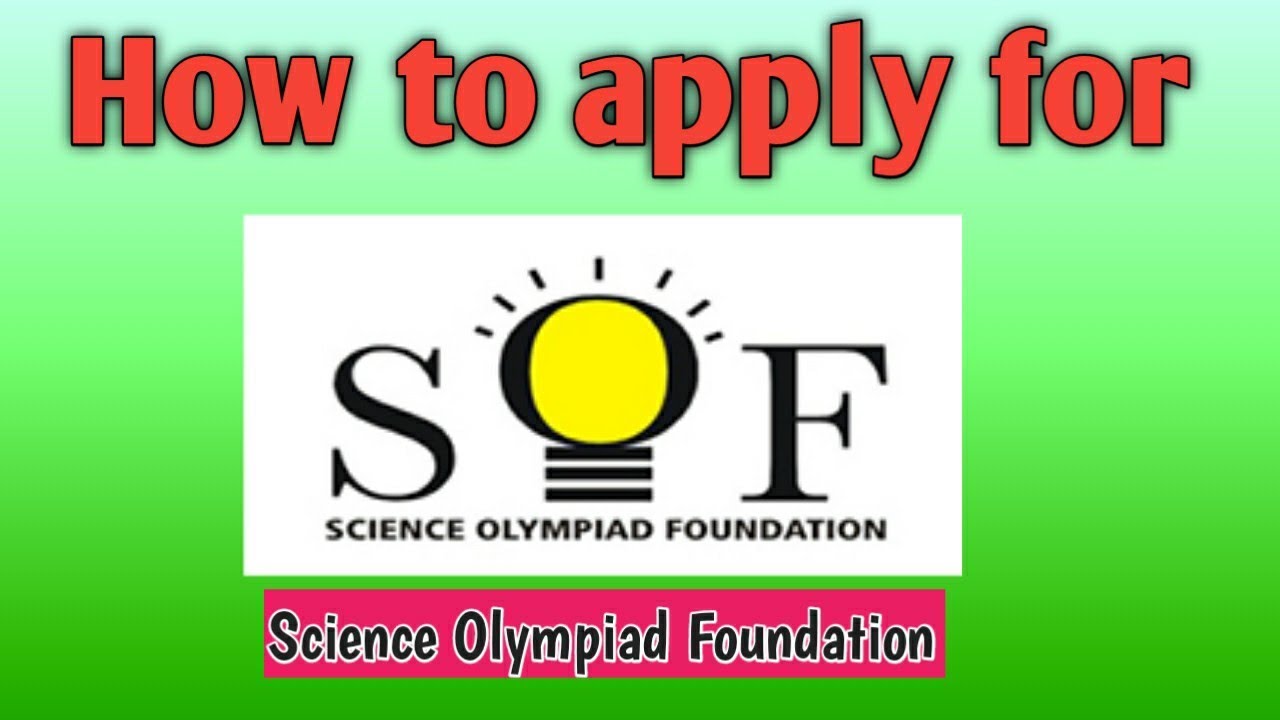 How to apply for SOF| IMO| ICO| 2021| Science Olympiad Foundation| Full ...