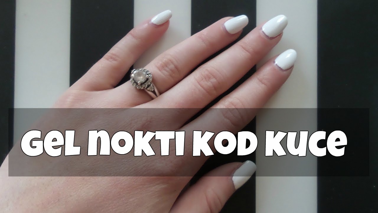 Gel nokti kod kuće - YouTube