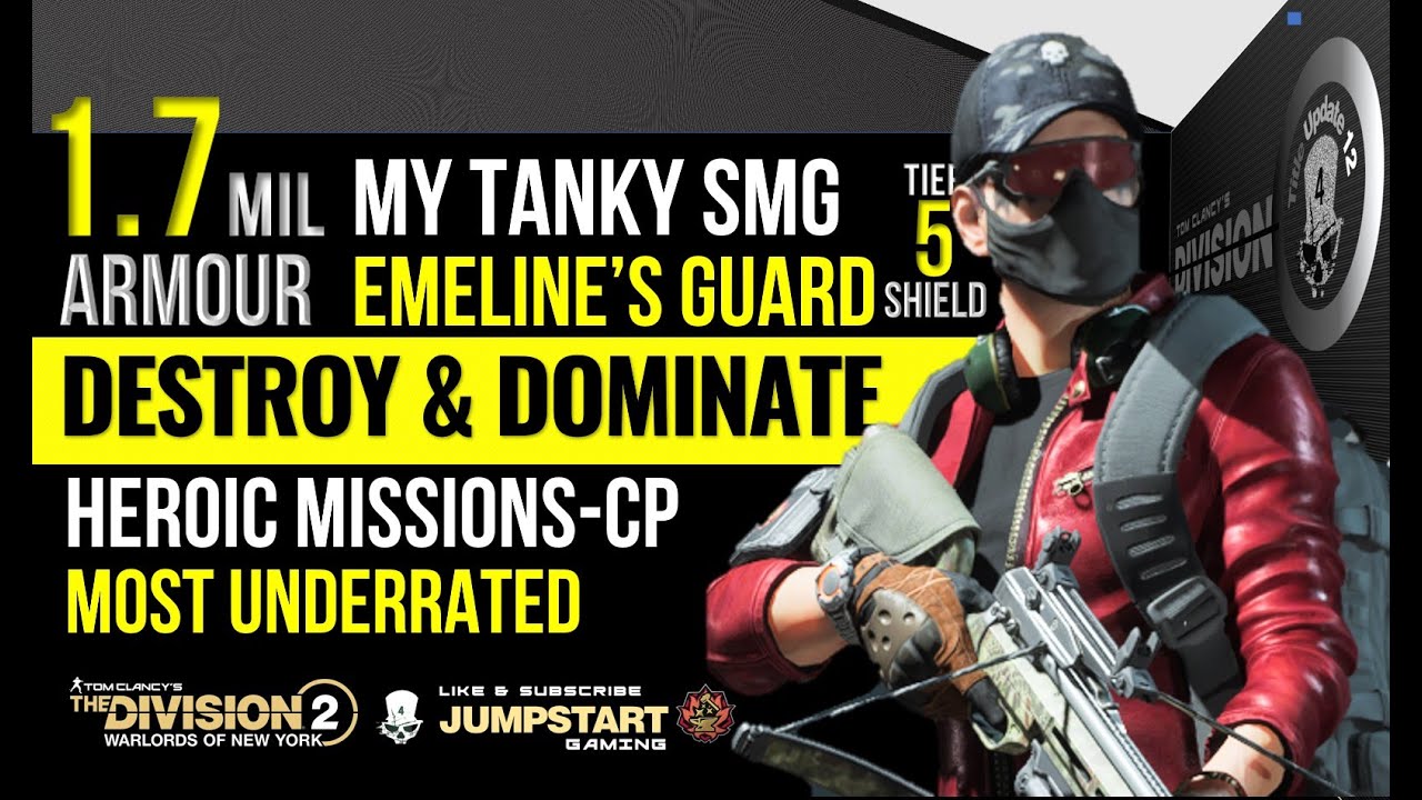 The Division 2 - SMG Tank Build ft. Hunter's Fury, Emeline's Guard ...