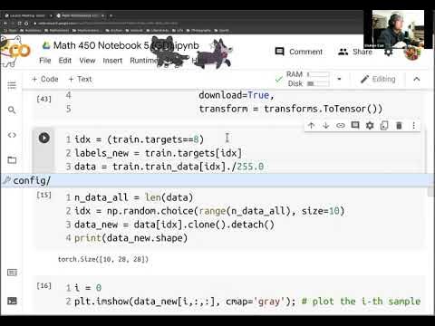 Math 450 Colab coding: a simple PyTorch tutorial on Gradient Descent part 1 - YouTube