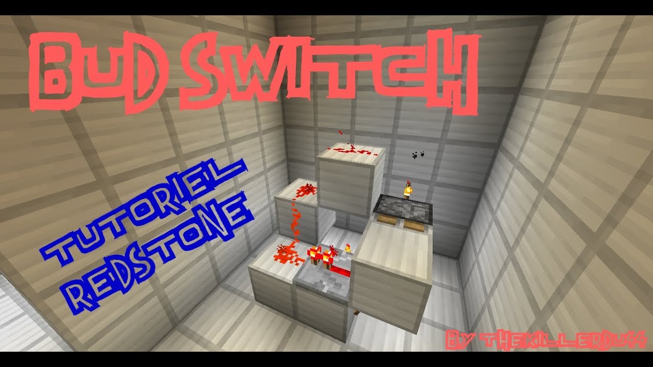[Minecraft] Le Bud Switch → Tutoriel Redstone - YouTube