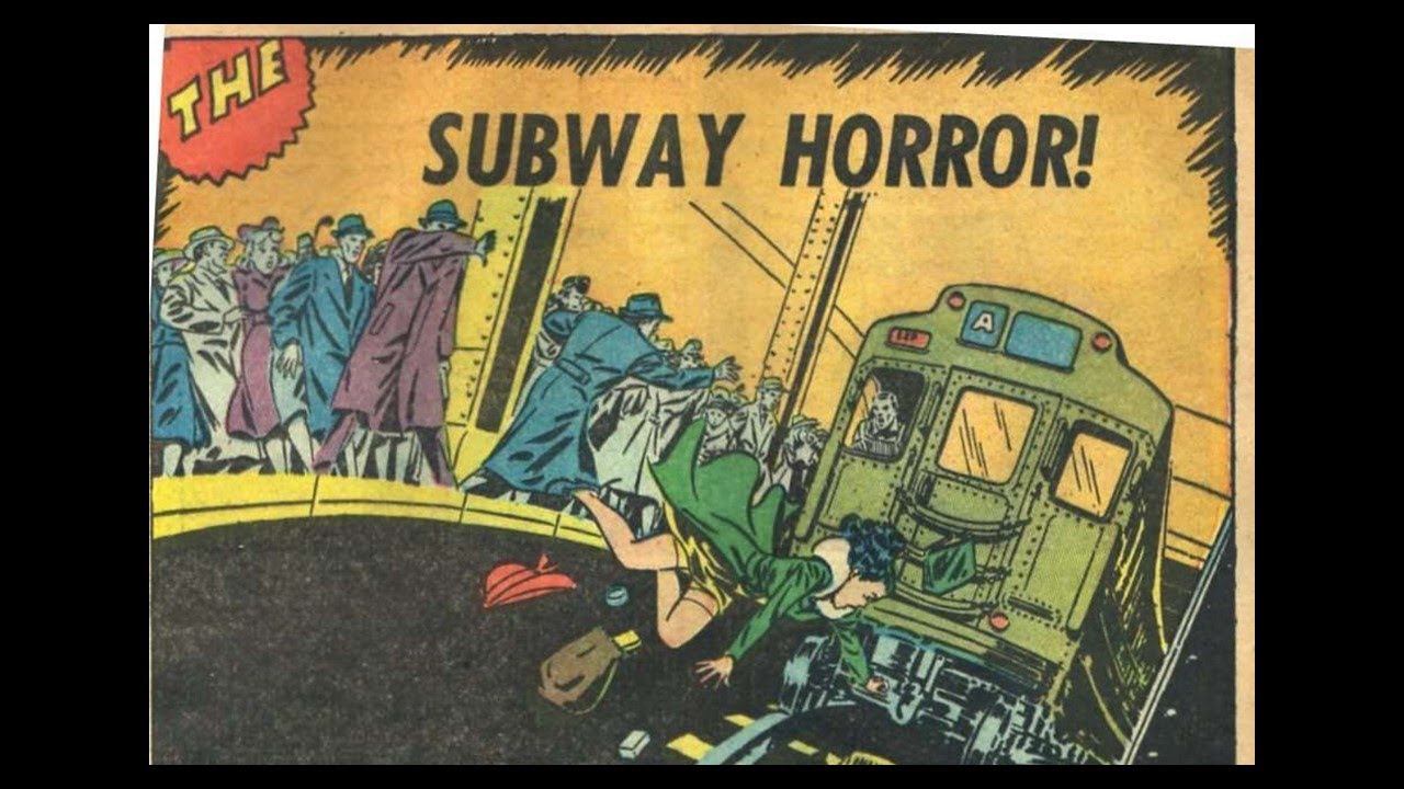THE SUBWAY HORROR! Vintage Horror Comic Book - YouTube
