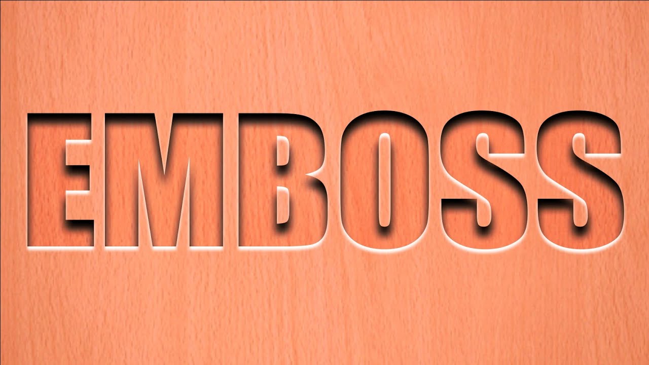 EMBOSS EFFECTS IN COREL DRAW X7 YouTube EMBOSS EFFECTS IN COREL DRAW X7 YouTube