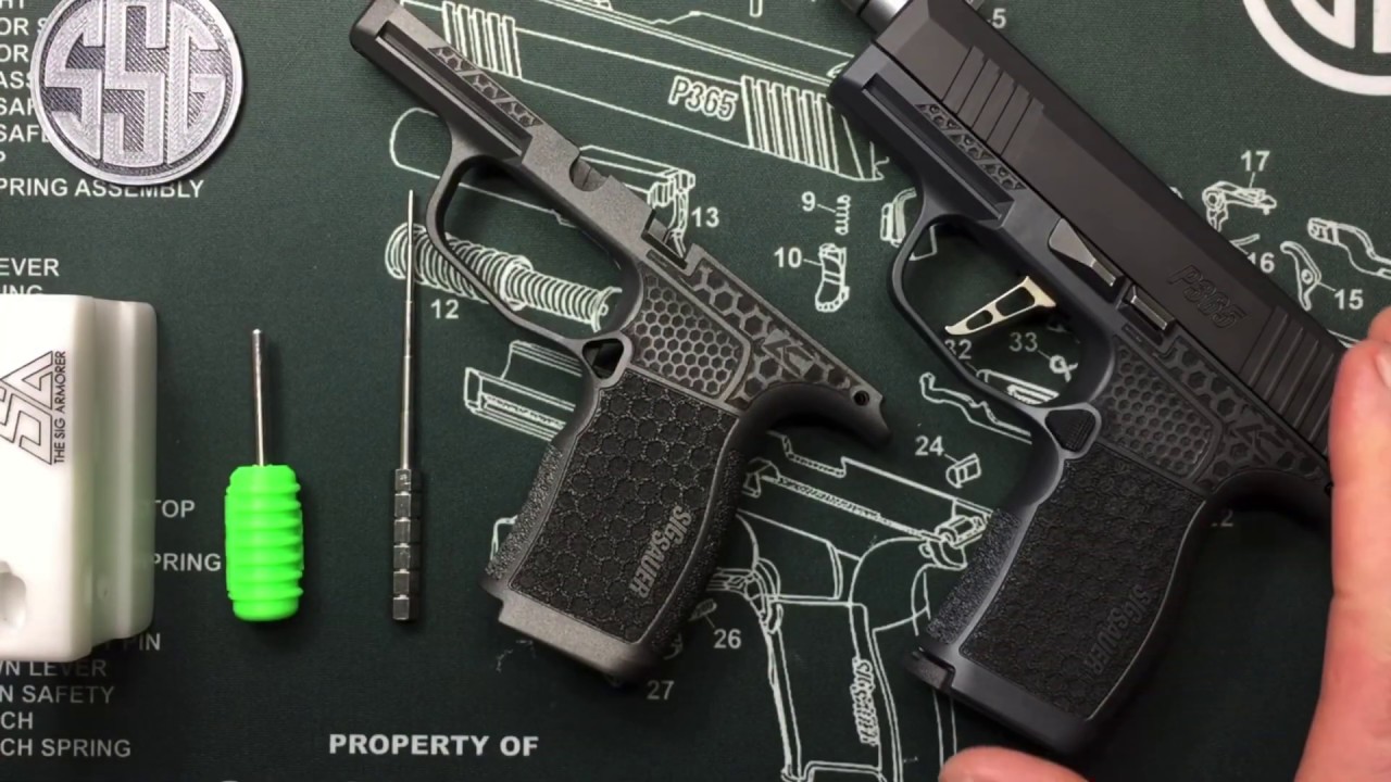 Sig Sauer P365 Grip Module Replacement - YouTube
