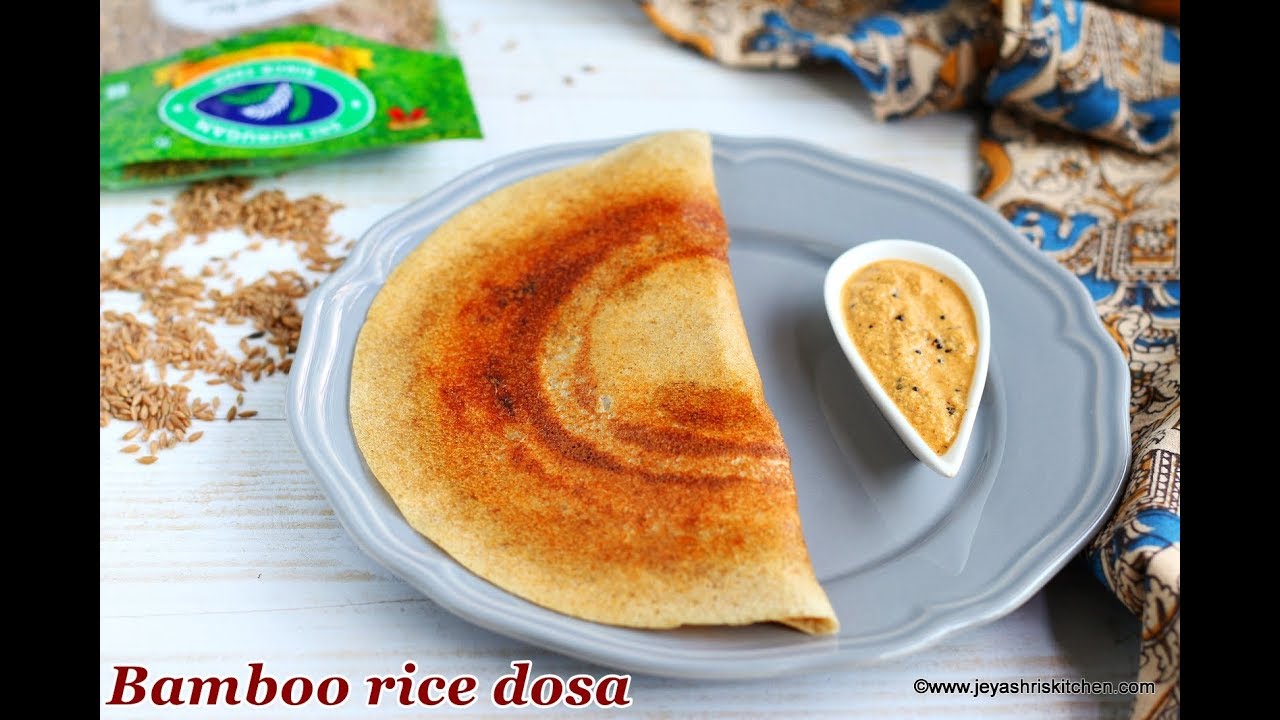 Moongil arisi dosa recipe | Bamboo rice dosa - YouTube