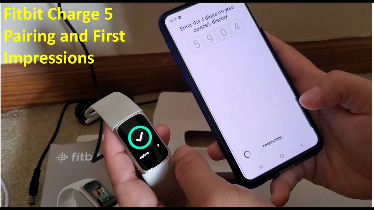 Fitbit Charge 5 First Impressions and Pairing - YouTube