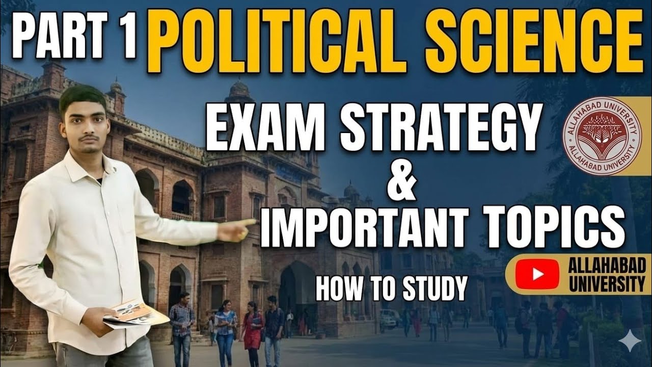 Part 1 Political Science BA 1st Semester Exam Strategy | Political ...