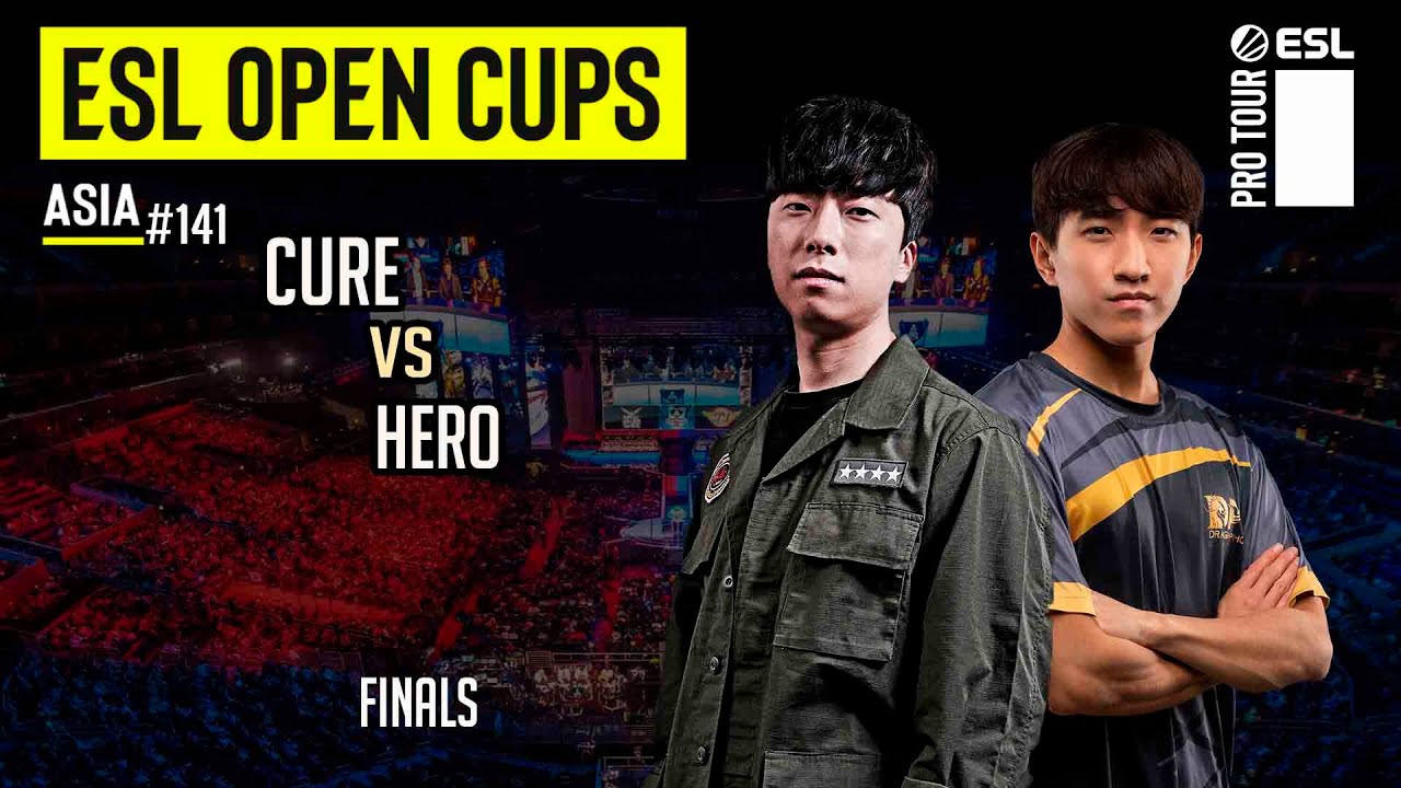 StarCraft 2 - Cure vs herO / Final ESL Open Cup #141 Korea - YouTube