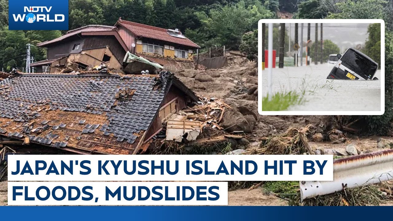 Japan Flood News | Heavy Rain Slams Japan, Causing Floods And Mudslides ...