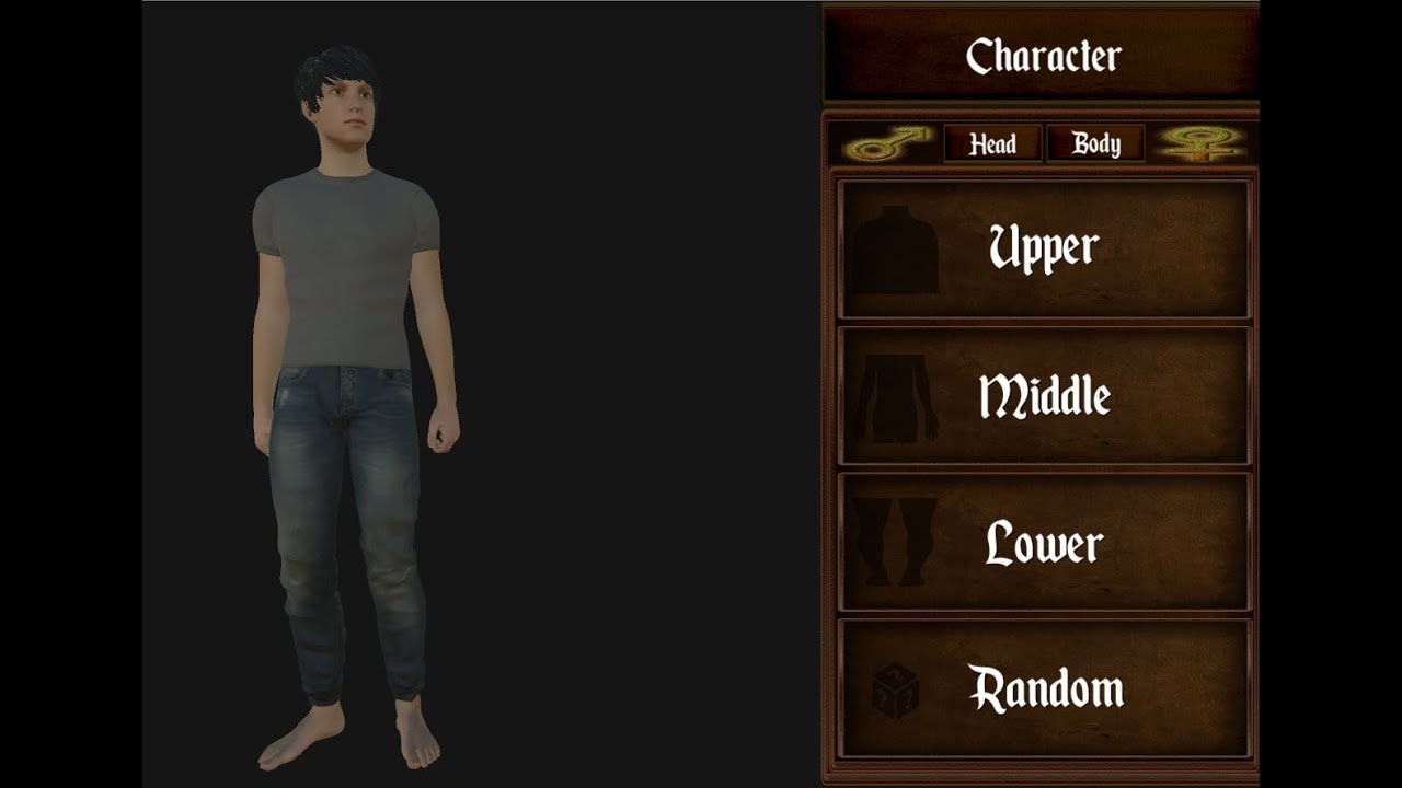 Character Creation System - YouTube